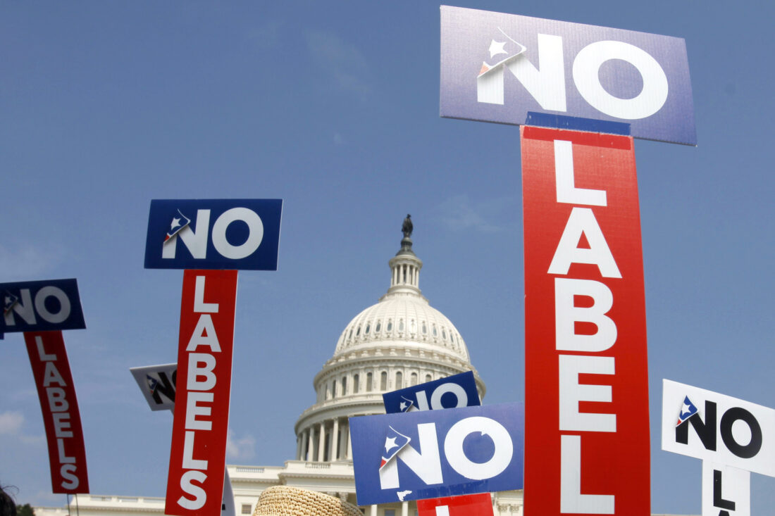 Third-party movement No Labels says it will field a 2024 presidential ...